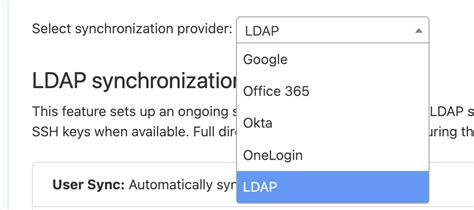 Sync With Ldap