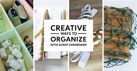 20 Creative Ways To Organize With Cardboard All Over The Home