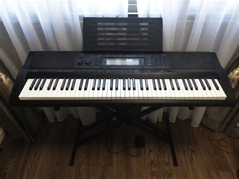 Casio Keyboard Model Wk 500 Keyboard With Stand Hobbies And Toys Music And Media Musical