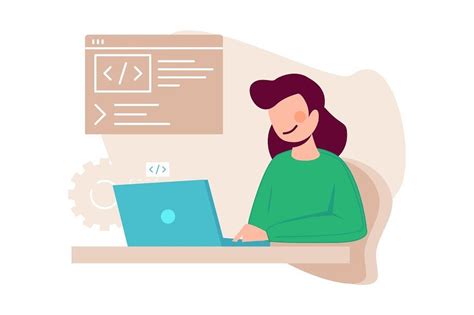 Female Programmist Woman Writing Programmer Girl Writing Code Coding Tutorials