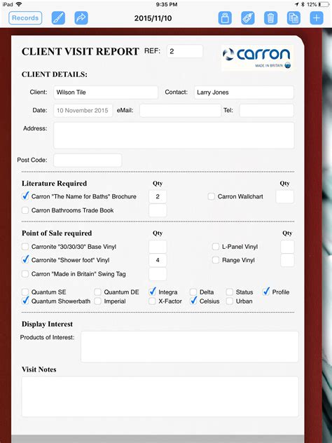 Sales Organization Uses Formconnect App