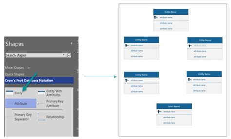 Visio Database Model Diagram