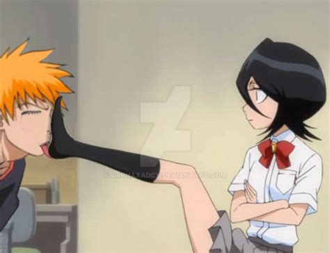 Bleach Foot Worship 2 Rukia X Ichigo By Arphaxadcy On Deviantart