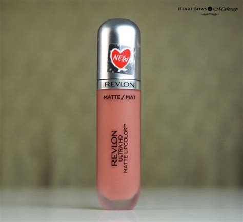 Revlon Ultra Hd Matte Lipcolor Seduction Review Swatches Price And Buy Online India Heart Bows