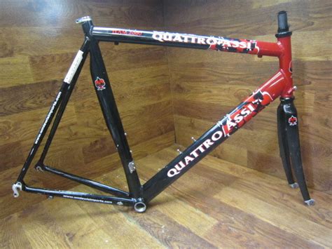 Vintage Quattro Assi Team 2000 Aero Road Bike Frame Set 58 X 58 Ctc Ebay