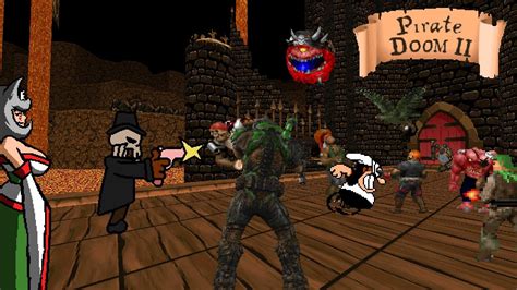 Doom Byoc Multiplayer Rattling Bones In Pirate Doom Youtube