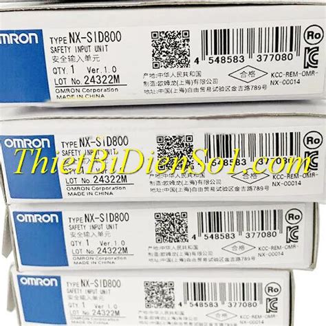 Bộ điều khiển Omron NX SID800 Công Ty Thiết Bị Điện Số 1
