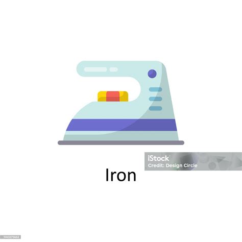 철 벡터 플랫 아이콘 디자인 그림입니다 흰색 배경에 하우스키핑 기호 Eps 10 파일 가사 집안일에 대한 스톡 벡터 아트 및 기타 이미지 가사 집안일 가정 생활