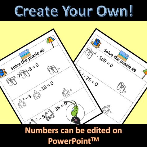 Summer Factoring Trinomials A1 Number Sense Logic Puzzles Algebra