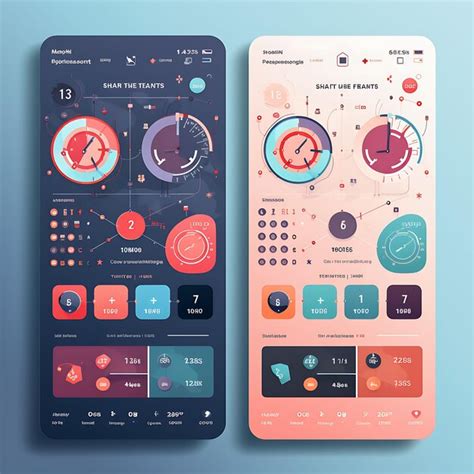 Premium Ai Image Mobile App Layout Design Of Math Tutoring Organized Layout Bold Color Concept