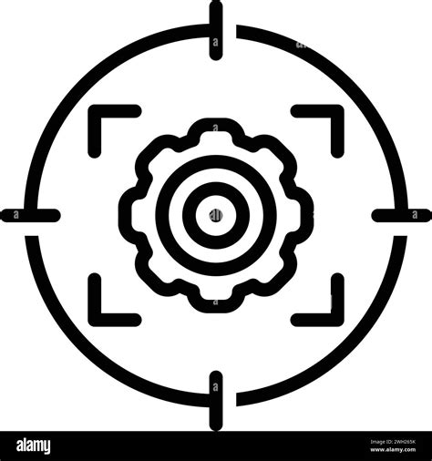 Icon For Scopetarget Stock Vector Image And Art Alamy