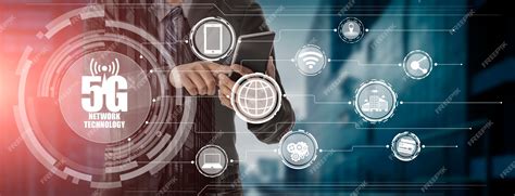 Premium Photo Advanced Communication And Global Internet Network Connection In Smart City