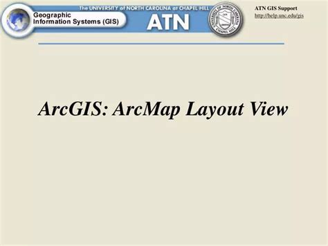 ppt arcgis arcmap layout view powerpoint presentation free download