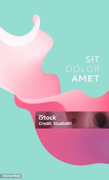 현대적인 그라데이션 색상으로 3d 추상 물결 모양의 배경 모션 음파 배너 전단지 브로셔 소책자 프레젠테이션 또는 웹 사이트 디자인에 대한 벡터 그림입니다 그라데이션에 대한