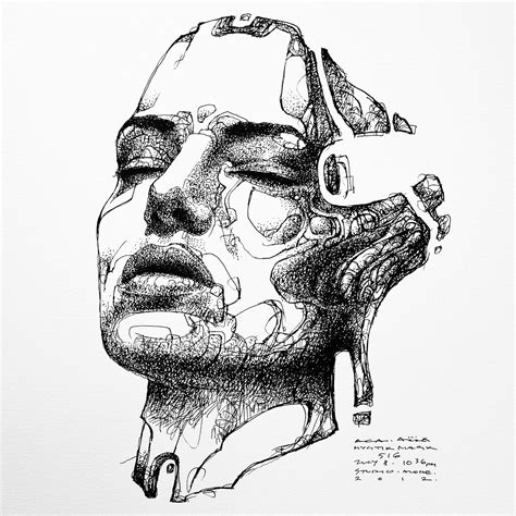 Face Mask Sketch At PaintingValley Explore Collection Of Face Mask Sketch