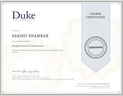 Coursera Programmingfundamentals Dukeuniversity Sakshi Shankar