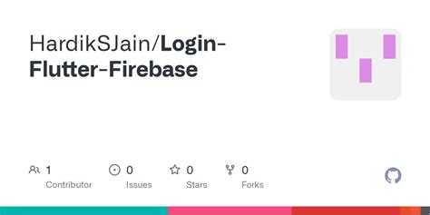 Github Hardiksjain Login Flutter Firebase