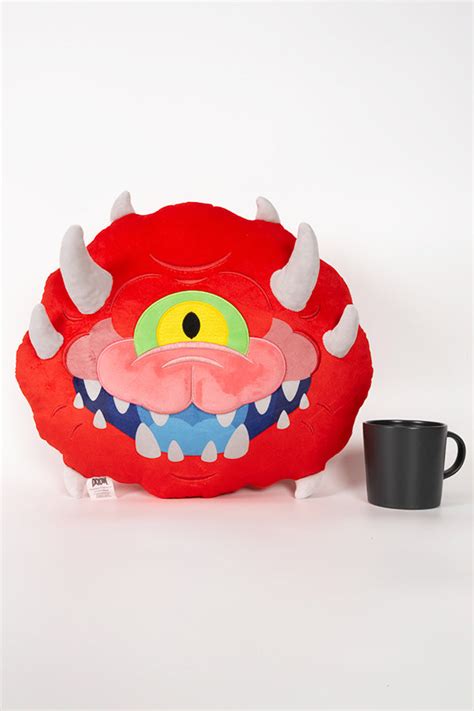 Doom Cacodemon Plush Pillow Official Bethesda Gear Store