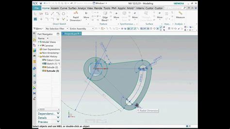 ug nx12 sketch geometric constraints 2 youtube