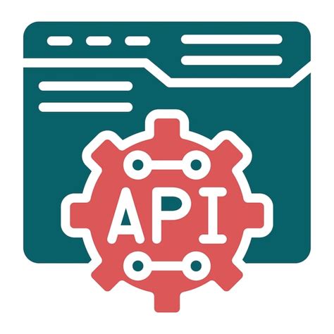 Premium Vector Api Icon Style