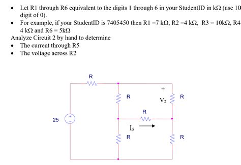 Solved Let R1 Through R6 Equivalent To The Digits 1 Through Chegg Com