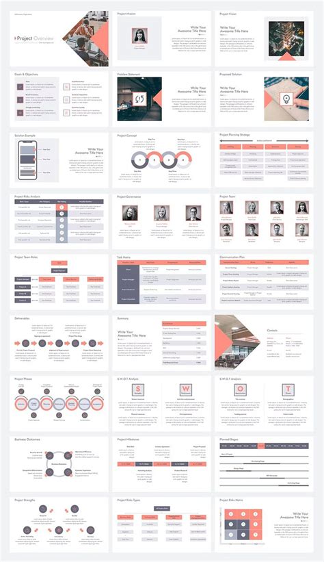 Project Overview PowerPoint Template Powerpoint Design Templates Powerpoint Templates