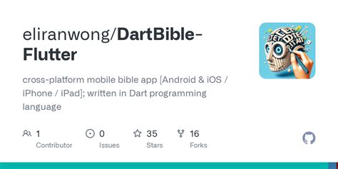 github eliranwong dartbible flutter cross platform mobile bible app