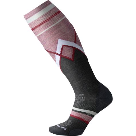 Smartwool Phd Ultra Light Pattern Ski Sock Womens Accessories