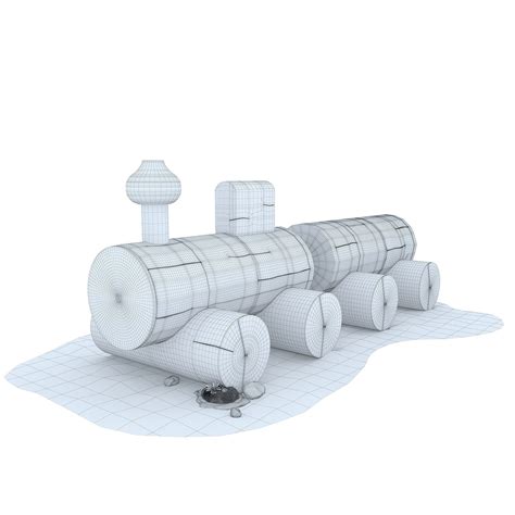 나무 기관차 게임 3d 모델 20 Max Obj Fbx Free3d