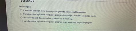 Solved The Linker Produces An Executable Program As Output