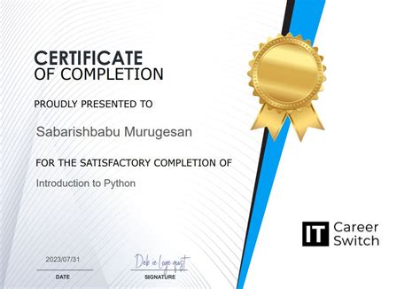 Sabarishbabu Murugesan On Linkedin Pythoncourse Itcareerswitch Pythonprogramming