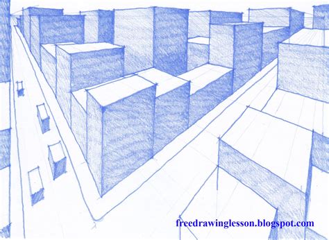 How To Draw A City Blocks