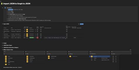flatten json to a hierarchical eav table explore edit and convert