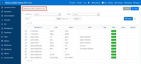 How To Create A Bin Location Under The Warehouse Module In