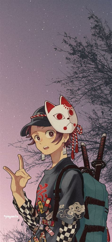 Tanjiro Kamado Wallpaper Lockscreen Anime Main Characters Cool Anime Backgrounds Anime Lock