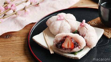 ごはんでもっちりキュートな 桜ぼたもち の レシピ 作り方 YouTube