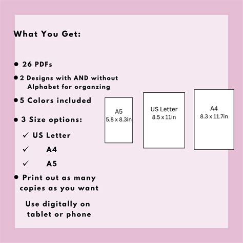 Printable Password Tracker Log Password Organizer Password List