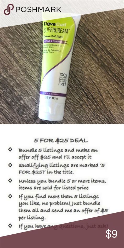 5 For 25 Devacurl Supercream Coconut Curl Styler Curl Styler Deva Curl Curls