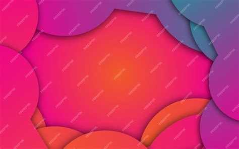Premium Vector Abstract Orange Green Background