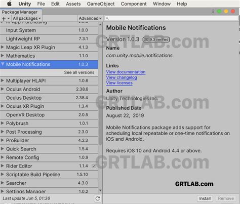 Unity Mobile Notification Localnotification Pushnotification を実装して