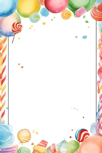 Candy Land Border Images Free Download On Freepik