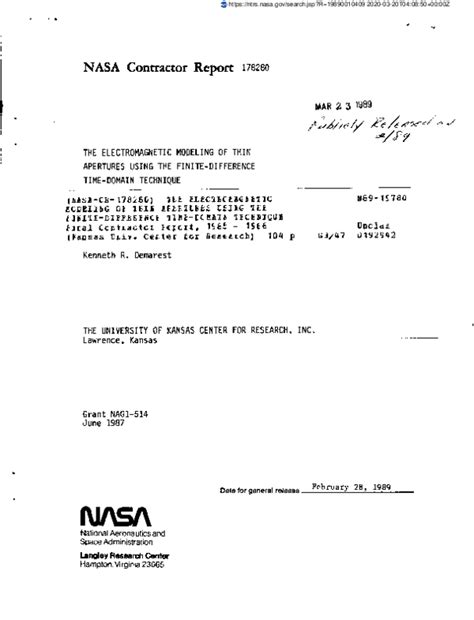 Pdf The Electromagnetic Modeling Of Thin Apertures Using The Finite Difference Time Domain