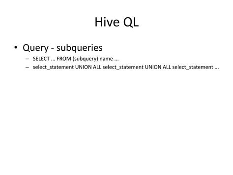 Ppt Hive 实战 Powerpoint Presentation Free Download Id3253163