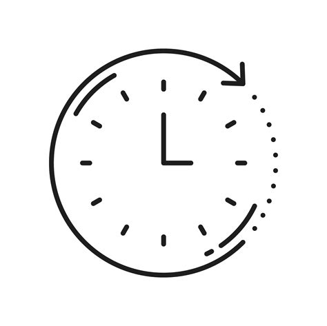Alarm Stopwatch Isolated Clock Timer Outline Icon 22665612 Vector Art At Vecteezy
