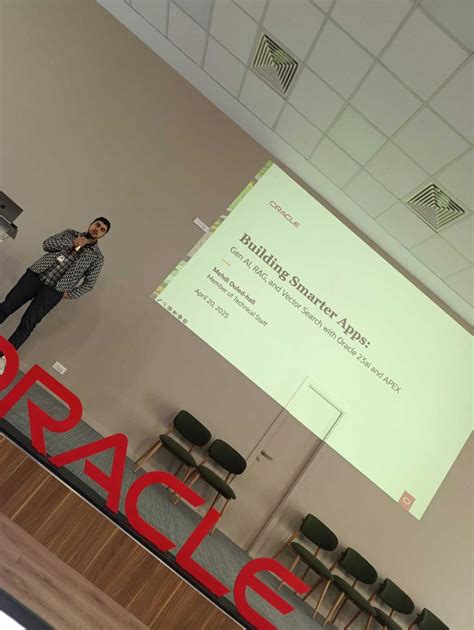 Oracle23ai Oracleapex Generativeai Rag Vectorsearch Womenintech Salma Elhaimer