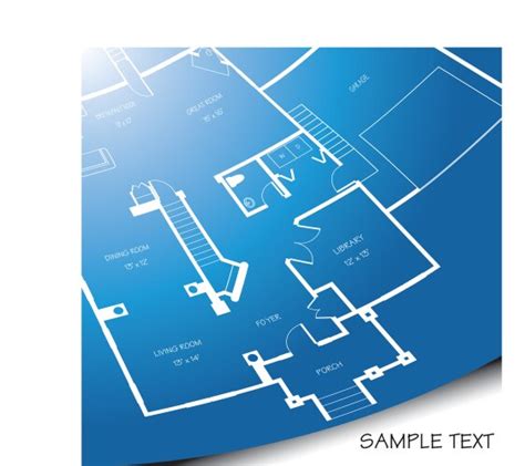Floor Plan Vector Images Over