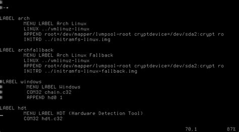 Arch Linux LVM On Top Of LUKS Style Sudden Kernel Panic