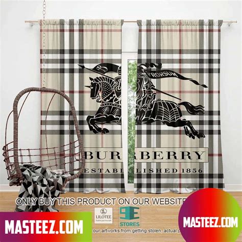 Burberry Established 1856 Windown Curtain Masteez
