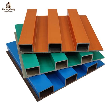 Composite WPC Exterior Wall Decorative Covering Cladding Panel ASA WPC Co Extruded Wood Plastic