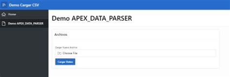 Convertir Datos CSV Usando El Paquete APEX DATA PARSER Aprender